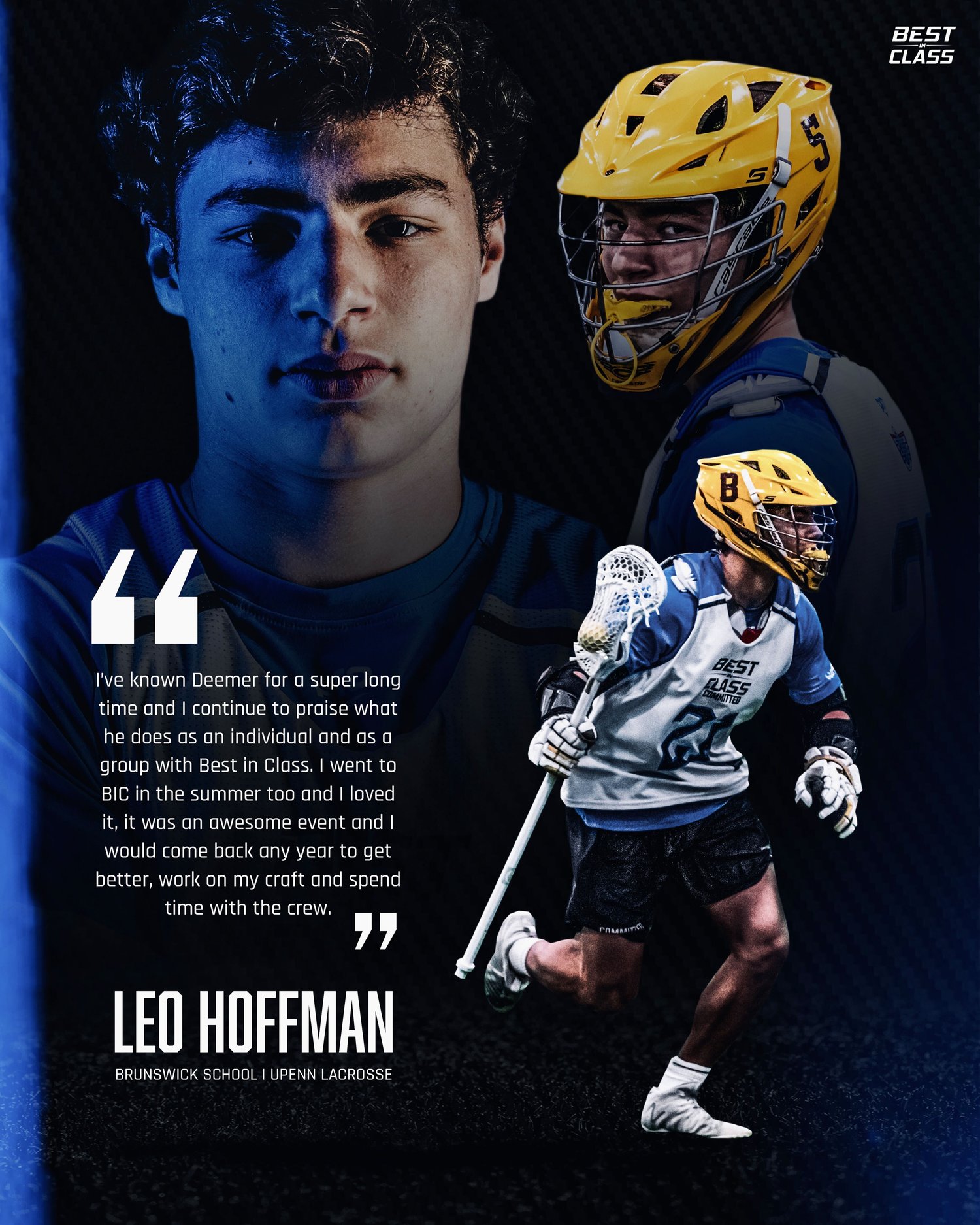 Welcome to Best In Class by First Class Lacrosse & Deemer Class