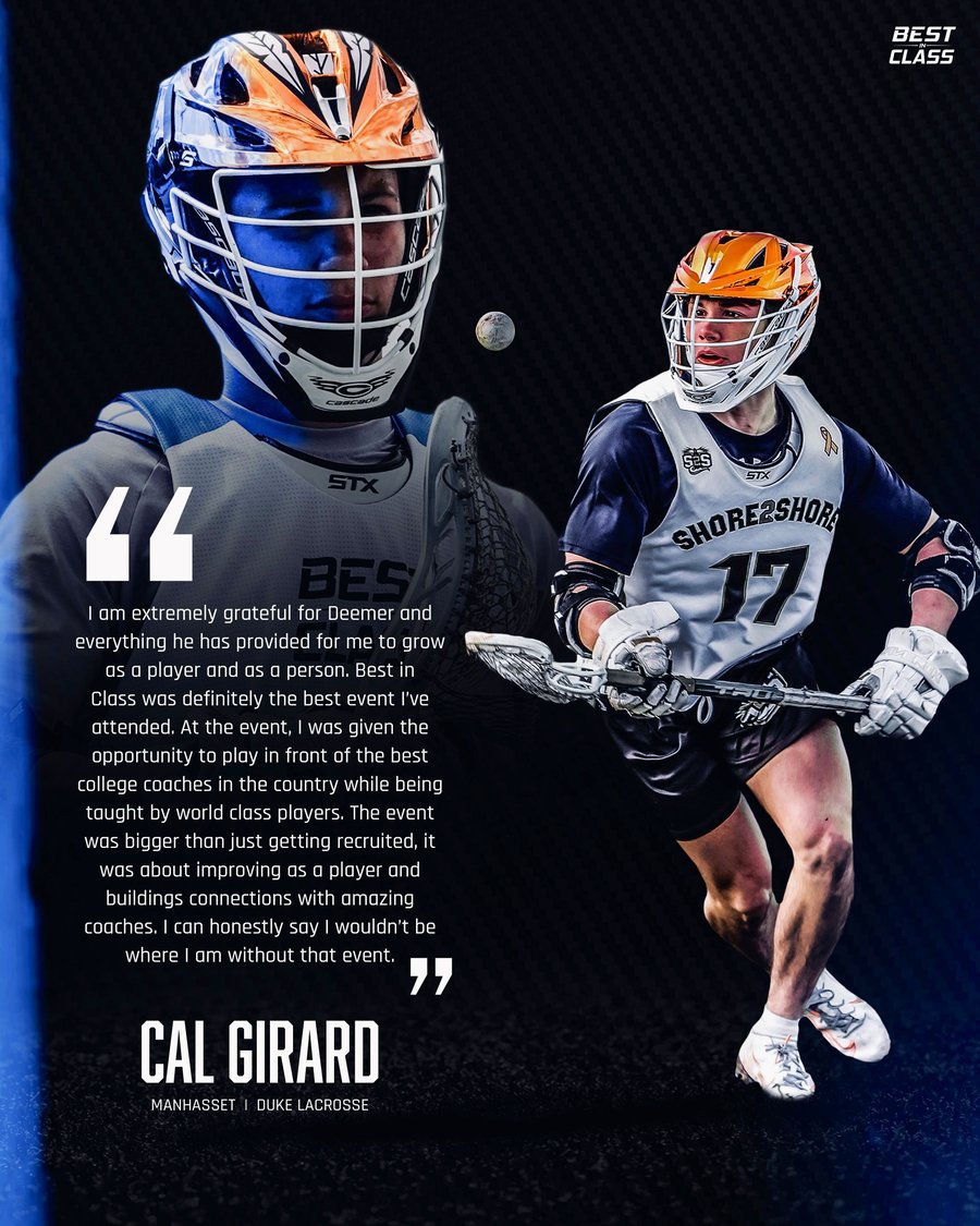 Welcome to Best In Class by First Class Lacrosse & Deemer Class